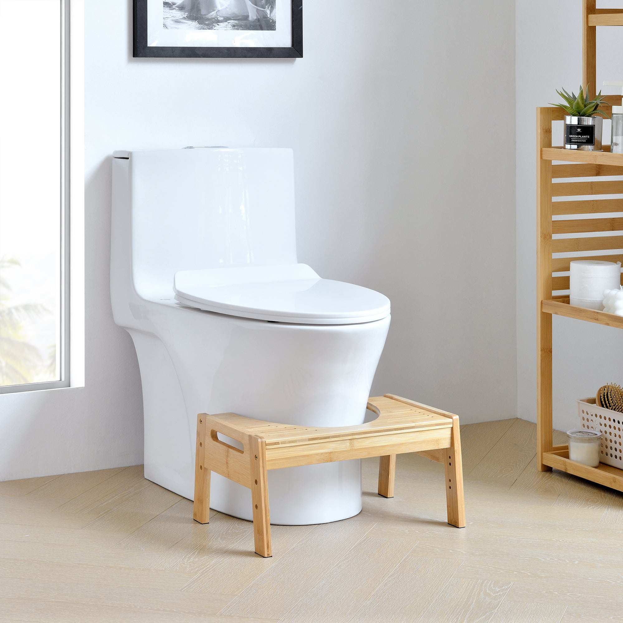 en.casa Kalajoki Toilettenhocker – Komfort fürs Bad | PremiumXL